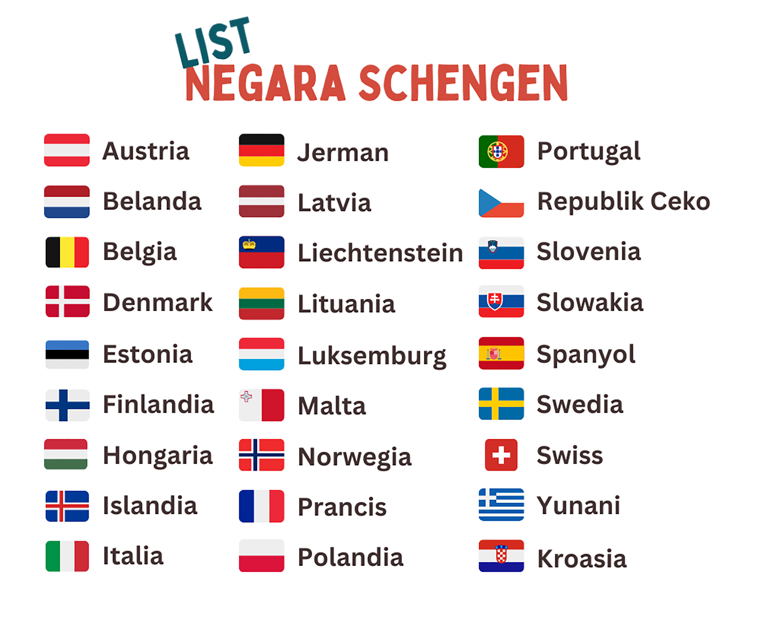 Visa Schengen – SESA TOUR & TRAVEL